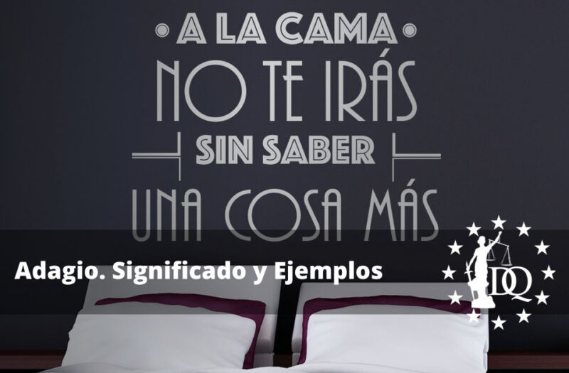 Adagio. Significado y Ejemplos